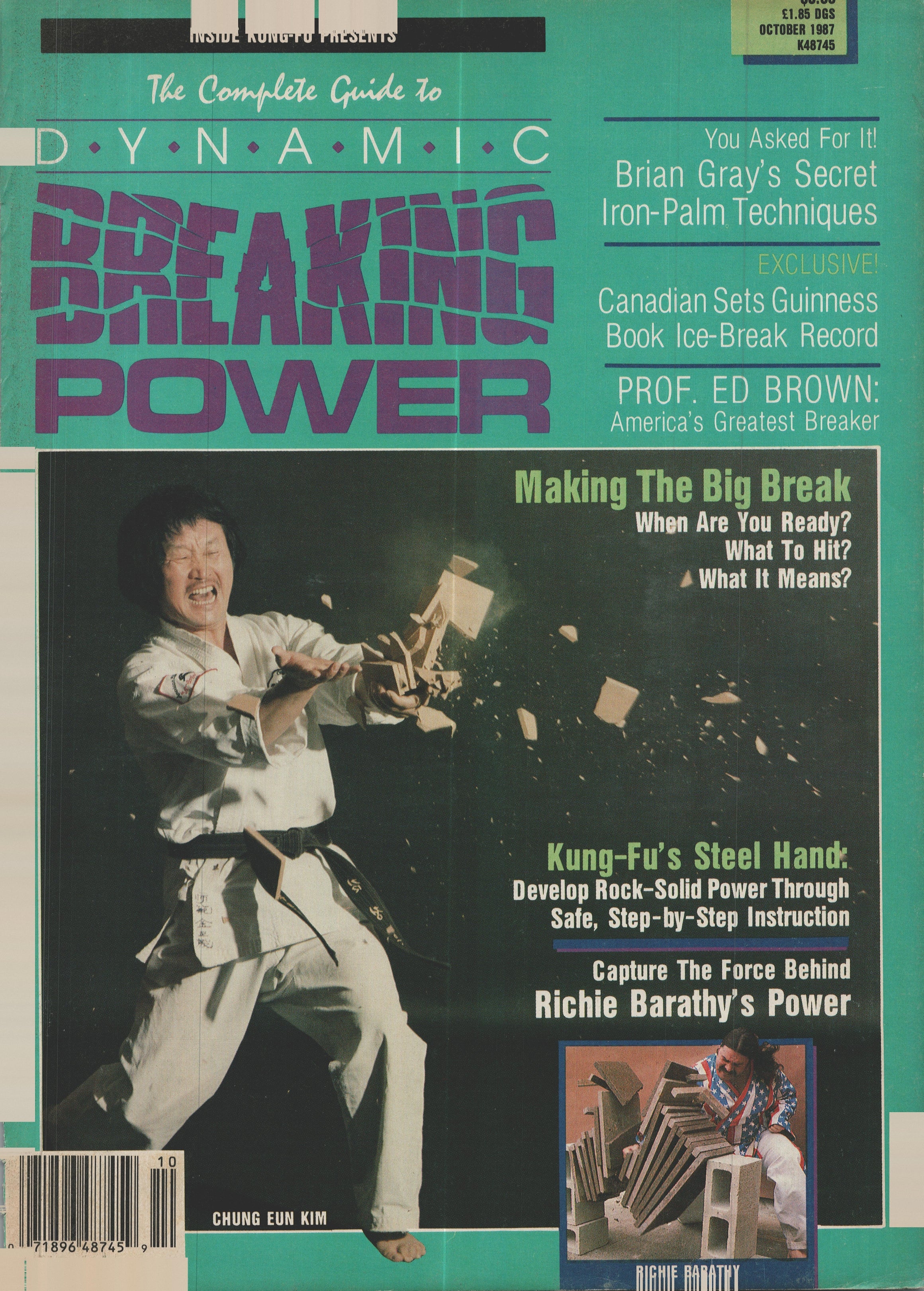 Inside Kung Fu Presents Dynamic Breaking Power Magazine Oct 1987 (E-Bo – Budovideos Inc