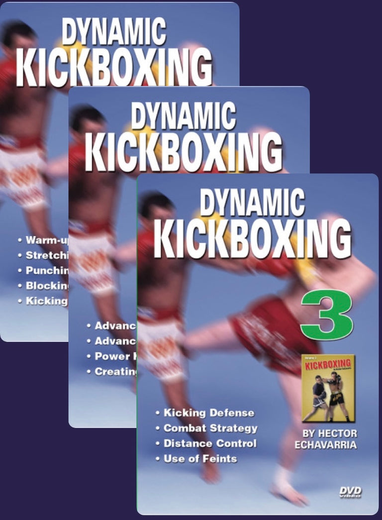 Dynamic Kickboxing 3 DVD Set by Hector Echavarria – Budovideos Inc