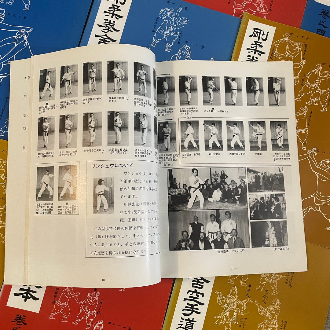 Okinawan Goju Ryu Karate Gojukensha Kyohan 11 Book Lot by Tadahiko Ots ...