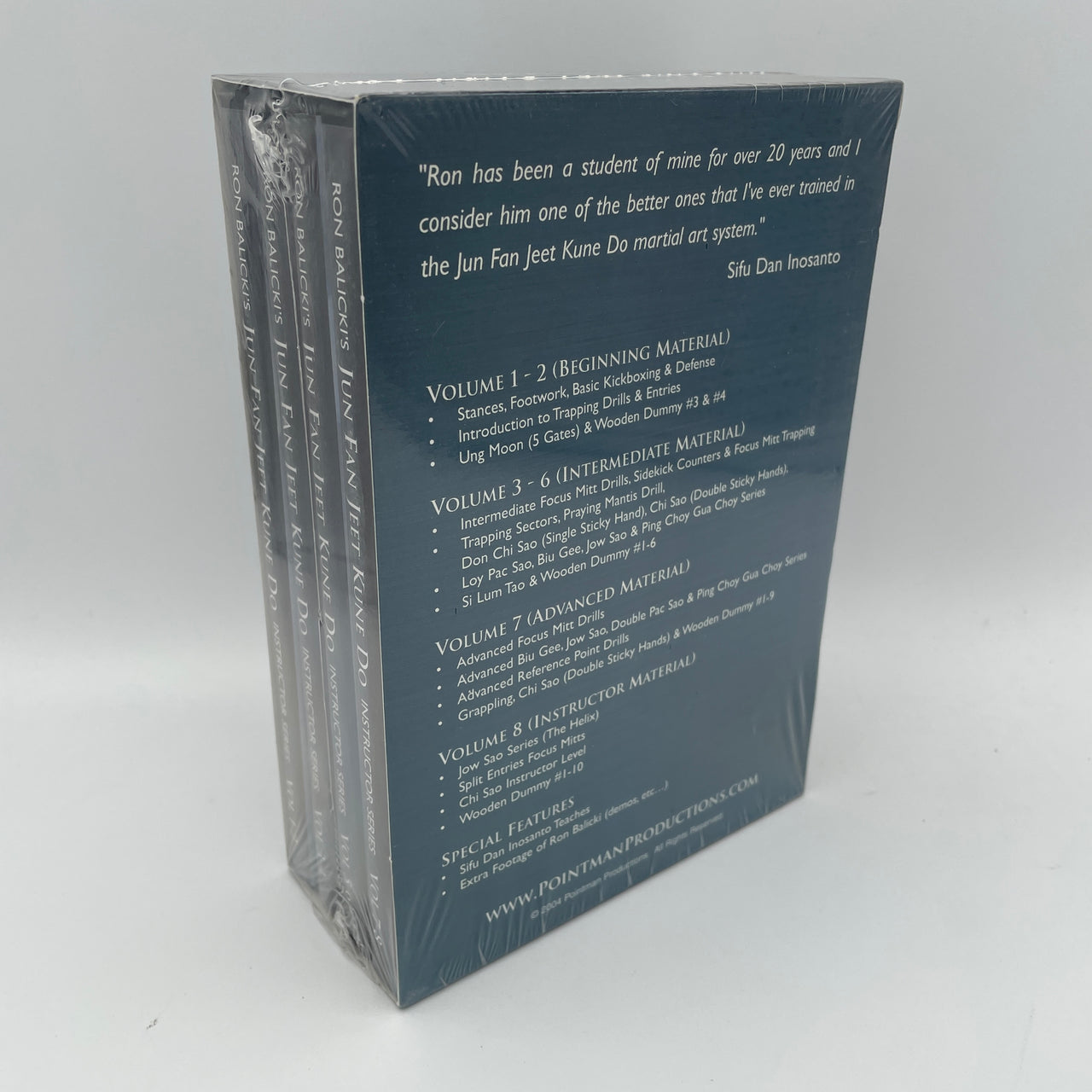 Ron Balicki's Jun Fan Jeet Kune Do Instructor Series 8 DVD Set ...