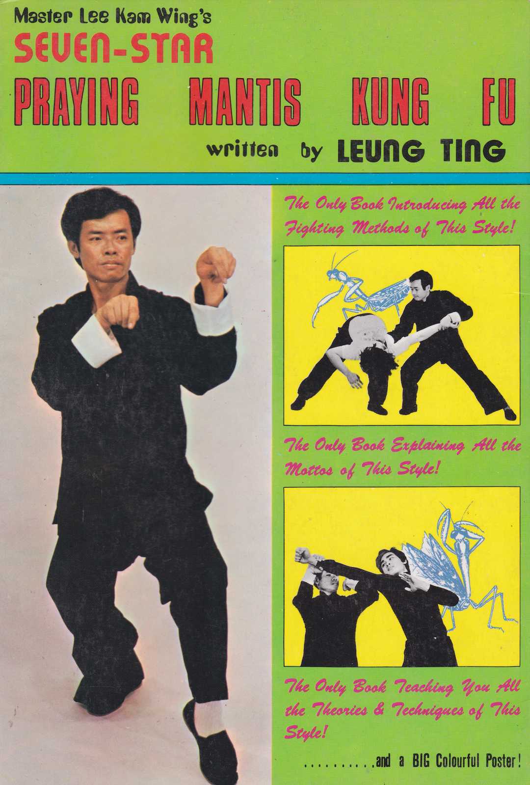 Seven Star Praying Mantis Kung Fu Book by Leung Ting (Preowned ...