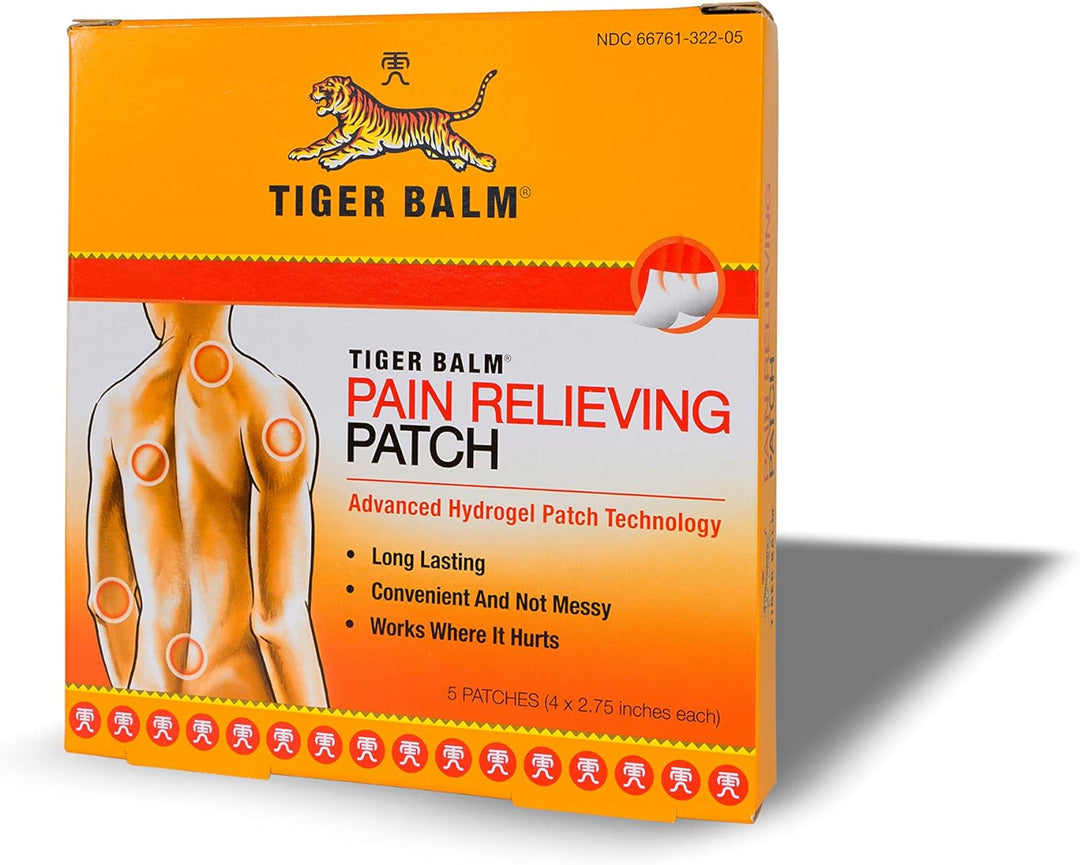 Tiger Balm Pain Relieving Patch (5 Pack) – Budovideos Inc