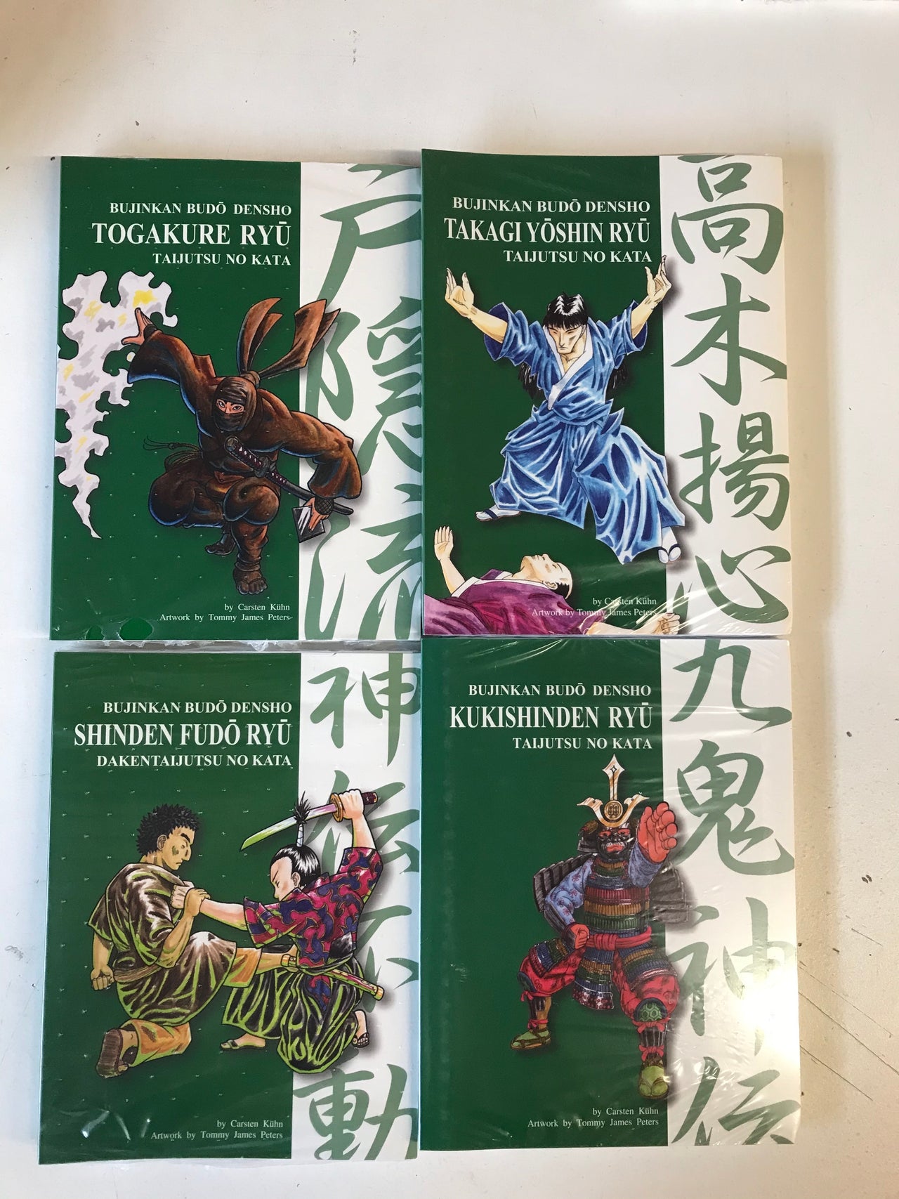 Bujinkan Budo Densho & Ten Jin Chi Ryaku Complete 10 Book Set by Carst ...
