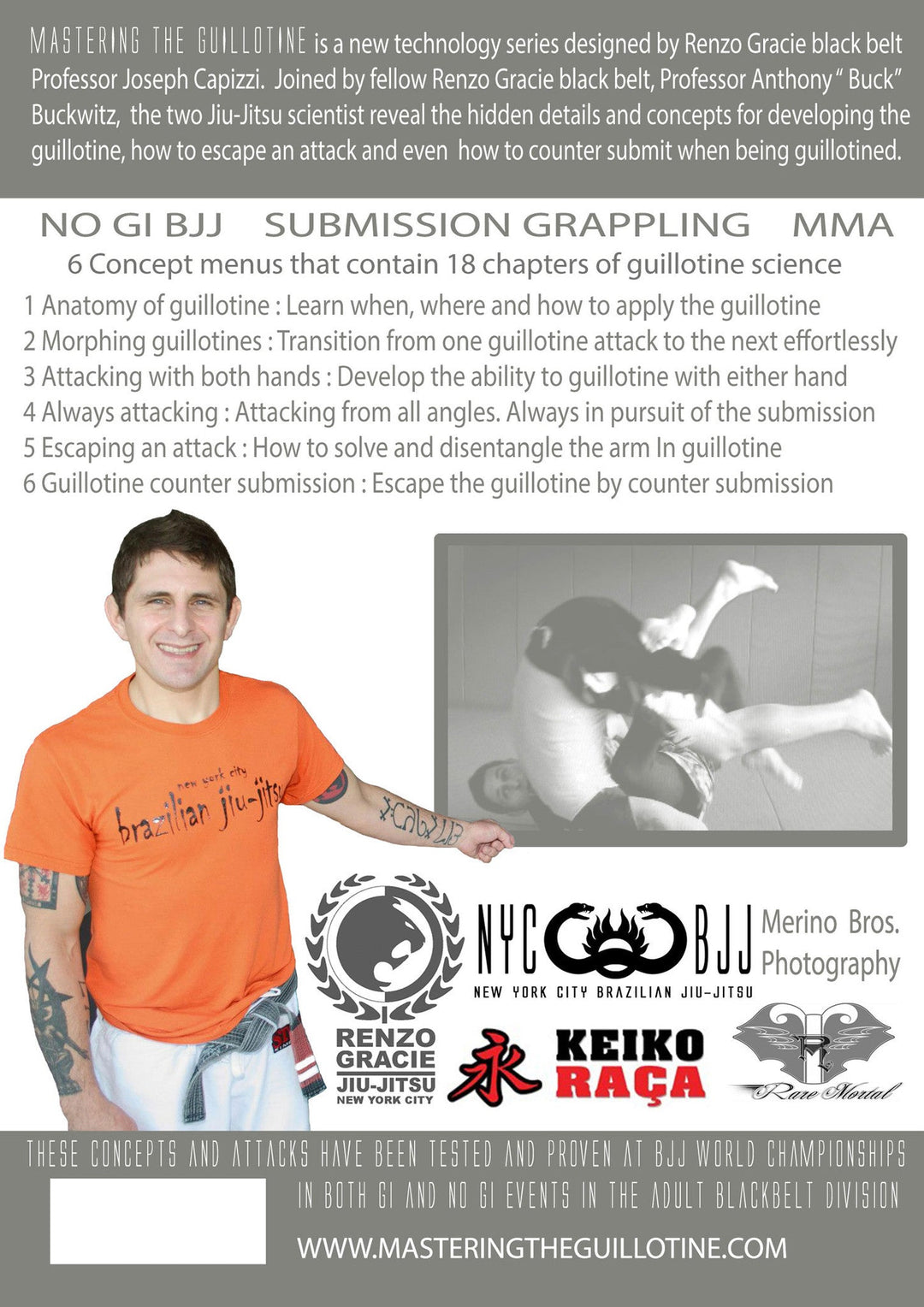 Mastering the Guillotine Vol 1 DVD by Joseph Capizzi – Budovideos Inc